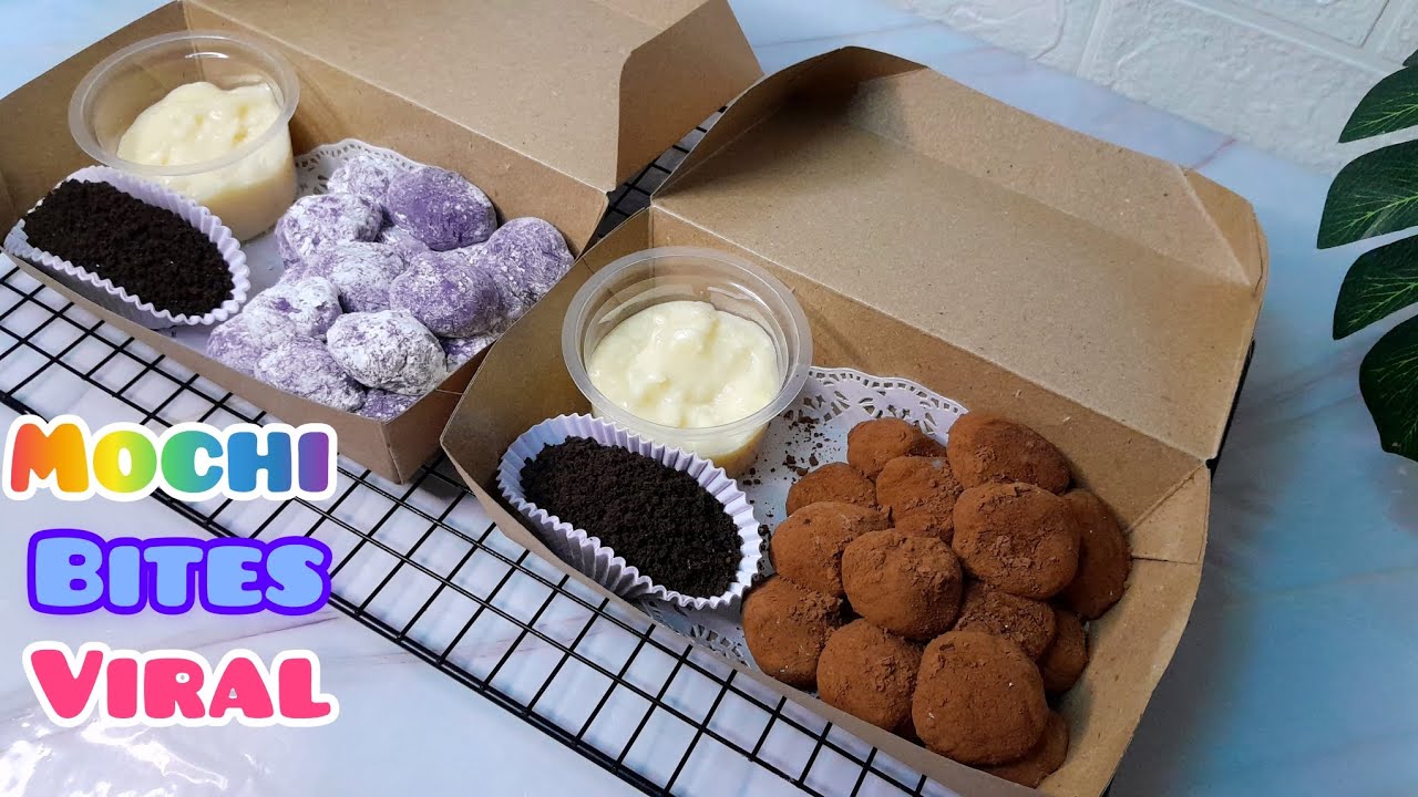 MOCHI BITES VIRAL TIKTOK RASANYA CREAMY ENAK LEMBUT KENYAL - YouTube