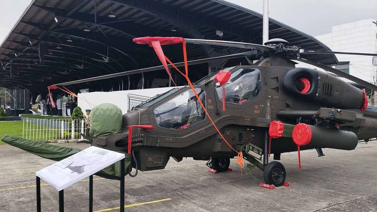 The Philippine Air Force’s T129B ATAK Helicopter at the AFP’s 88th ...