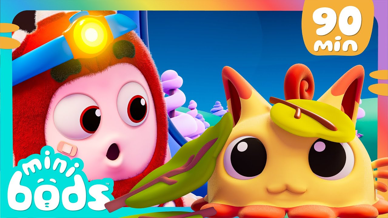 Mystery Night Time Animal | Minibods | Mini Oddbods | Baby Oddbods ...