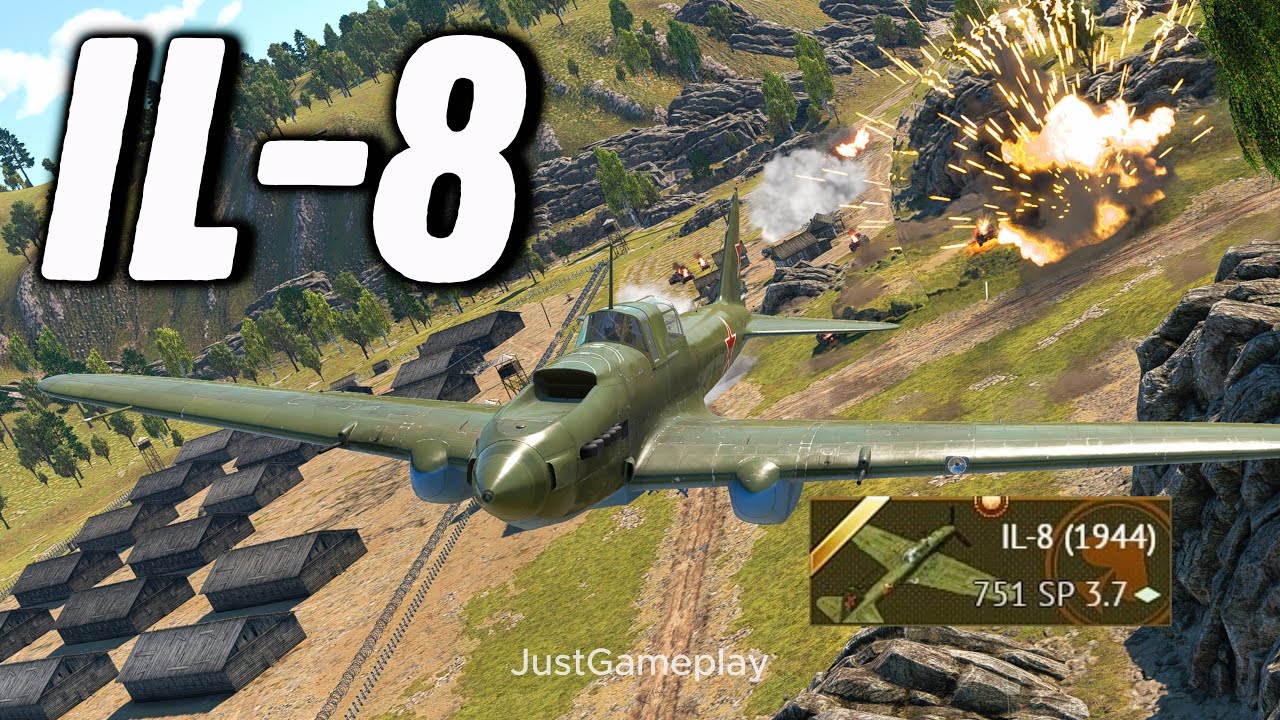 IL-8 (1944) Soviet Attack Aircraft - Battle Pass Vehicle | War Thunder ...