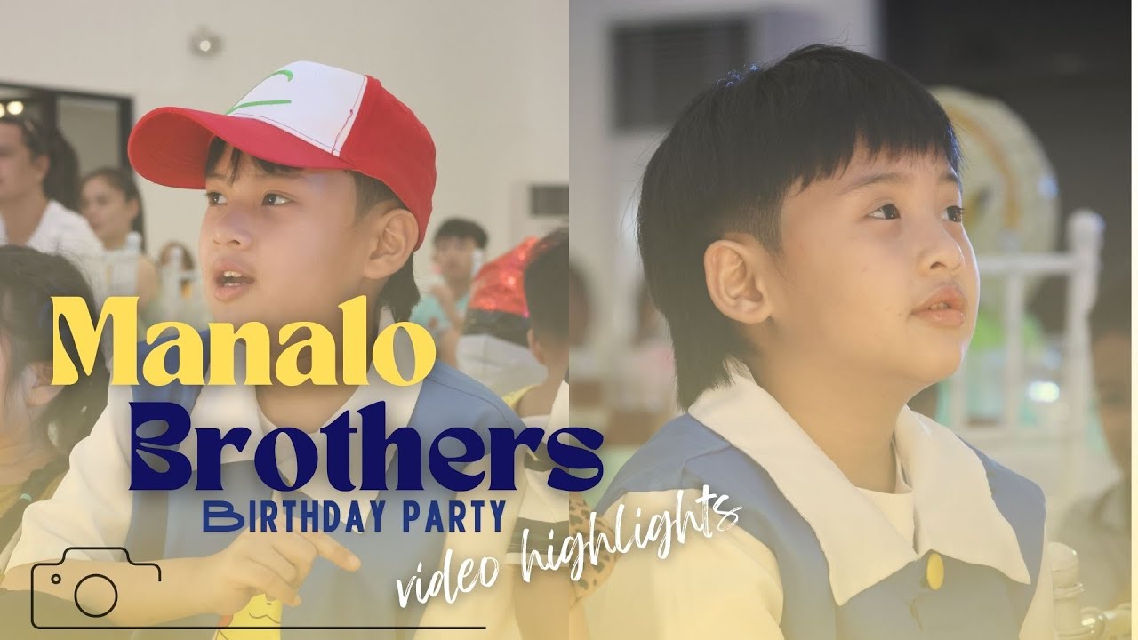Manalo Brothers Pokemon Themed Birthday Party 2024 Youtube
