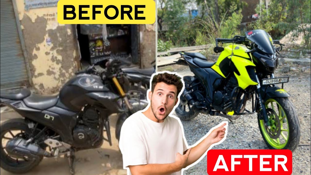 Yamaha FZ25 Modification 🤯 #fz25 #yamaha #modification - YouTube