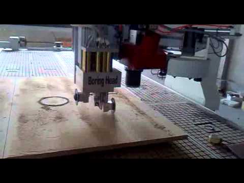 WoodWORKING CNC ROUTER Multifunction ATC CNC CENTER WITH Boring head ...