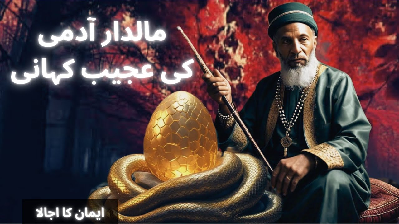 The Greedy Man and the Snake | ناگن کی کہانی | golden egg | iman ka ...