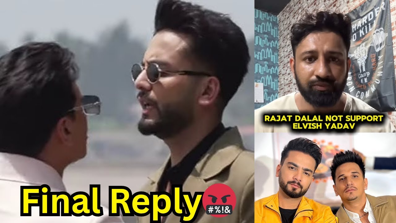 Rajat Dalal Angry Reply To ElvishArmy 😡 Prince Narula Vs Elvish Yadav ...
