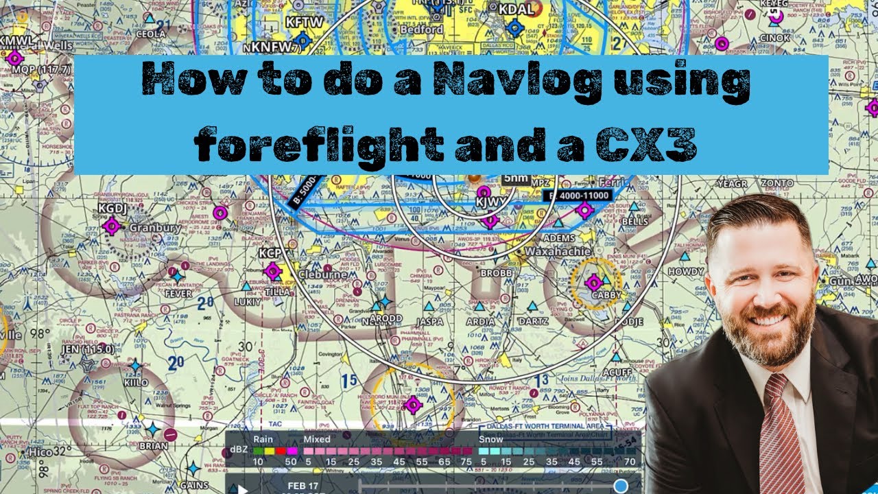 Paper Navlog with ForeFlight and a CX3 - YouTube