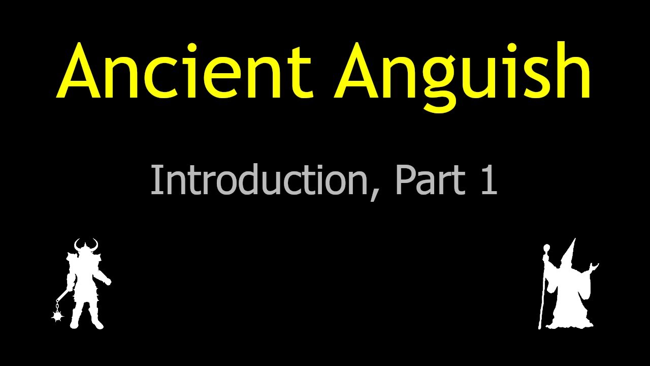 Ancient Anguish Introduction, Part 1: Creating a character and basic ...