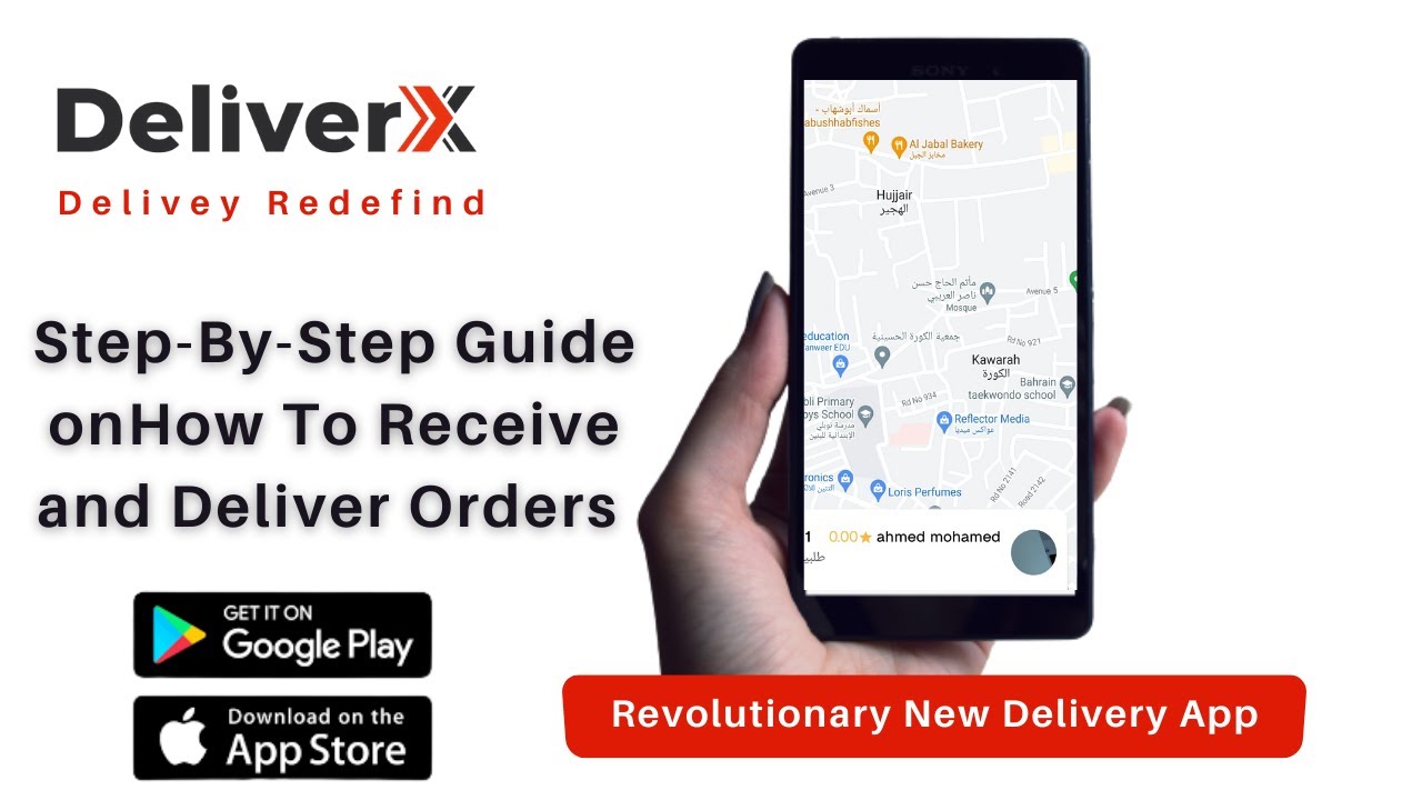 How to Receive and Deliver Orders with Deliver X as a Driver - YouTube