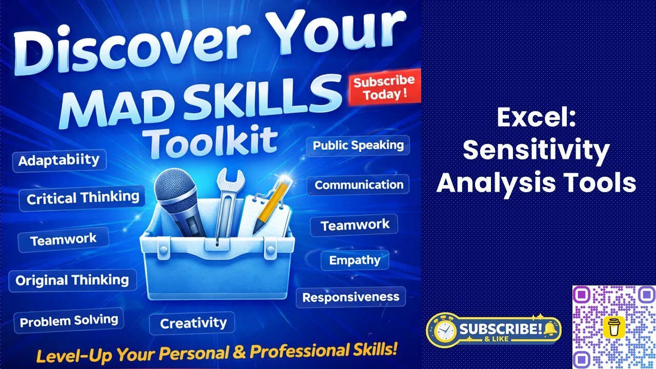Sensitivity Analysis Tools in Excel - YouTube