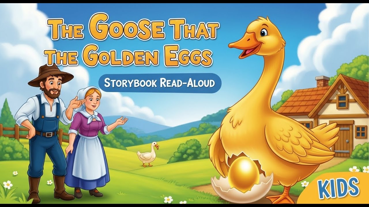 The Golden Eggs Goose | Classic Aesop’s Tale | Kids Bedtime Story - YouTube