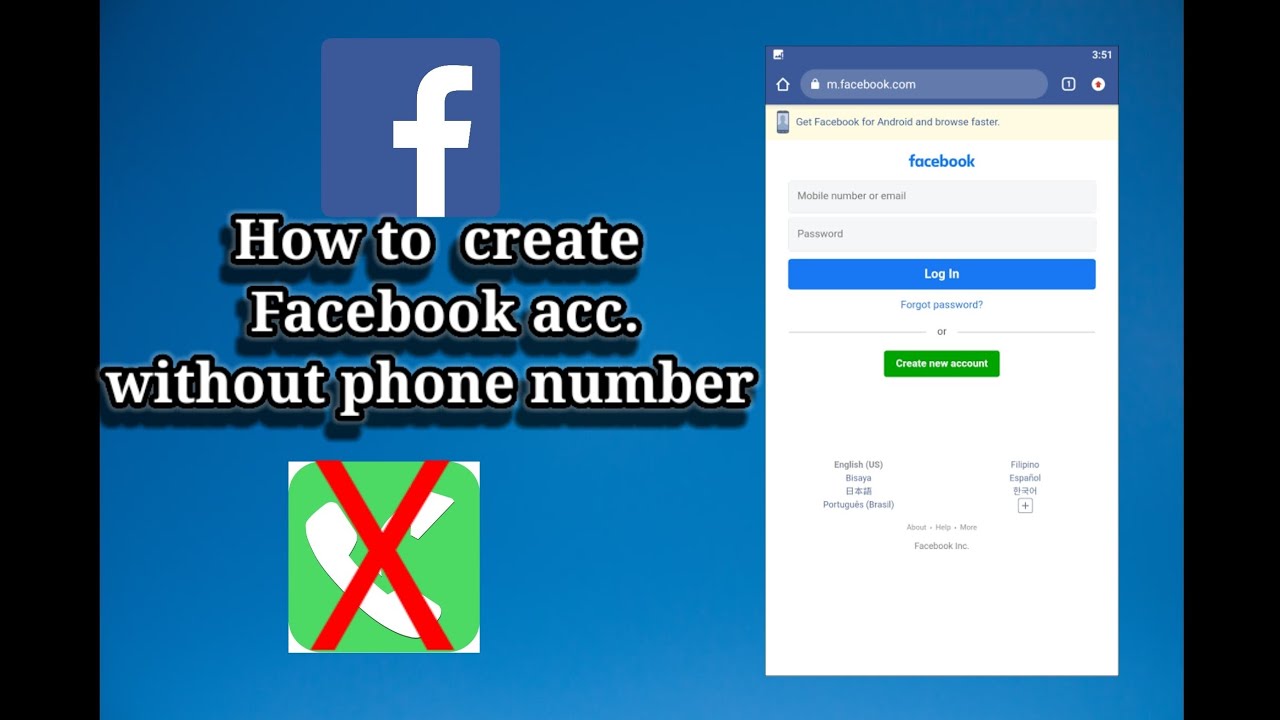 How to create Facebook account without phone number 2023 - YouTube