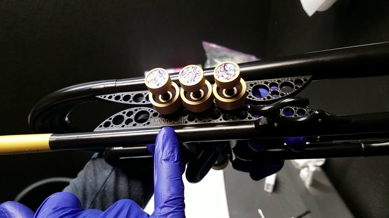 Final assembly/inspection of a new Harrelson trumpet - YouTube