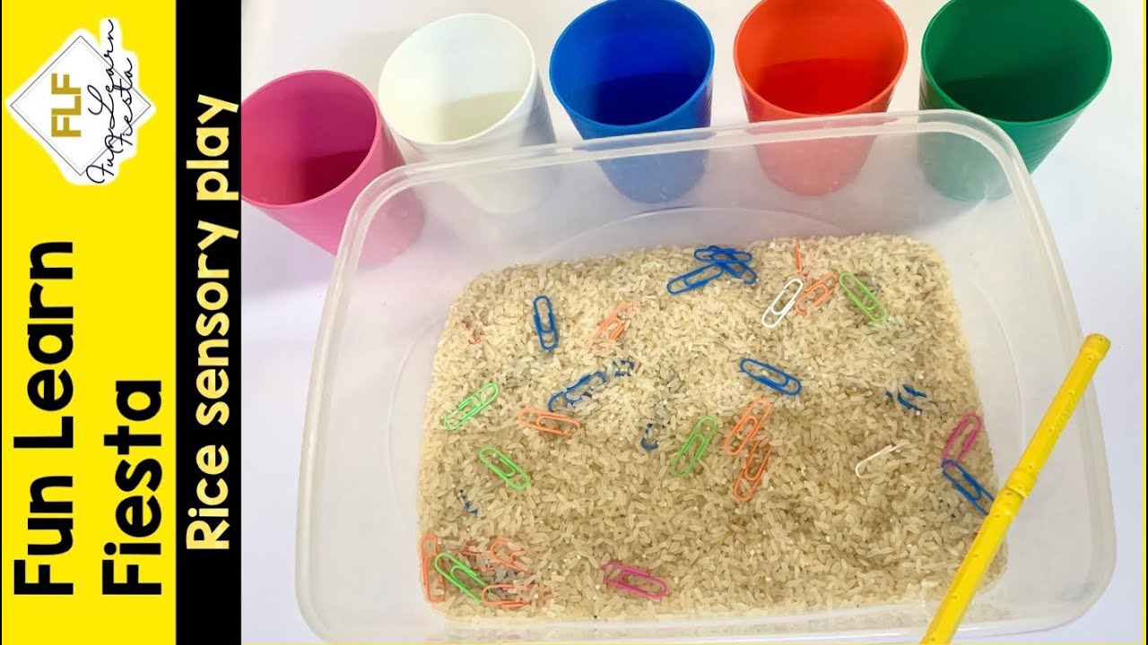Sensory rice play | engage kids for hours with simple things like rice ...