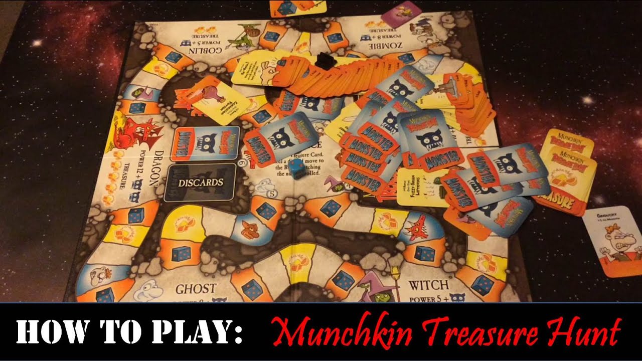 How to Play: Munchkin Treasure Hunt - YouTube