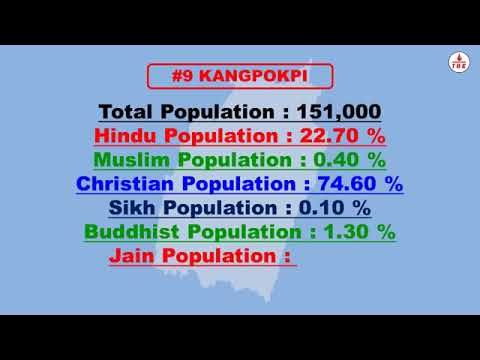 Manipur district wise population and it relegion - YouTube
