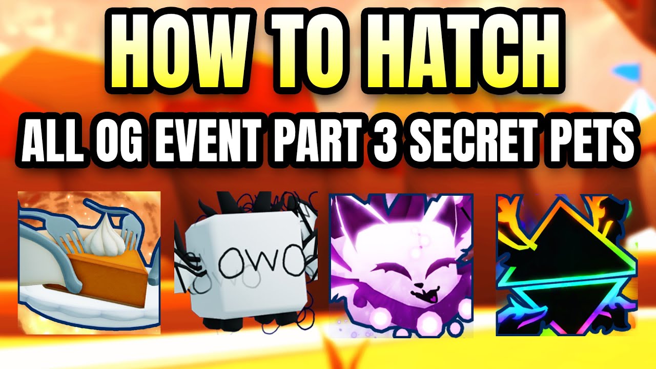 How To Get All OG Event PART 3 Secret Pets in BGSI (Roblox) - YouTube