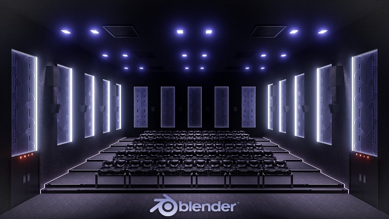 Onyx Theater Model In Blender 3D - YouTube
