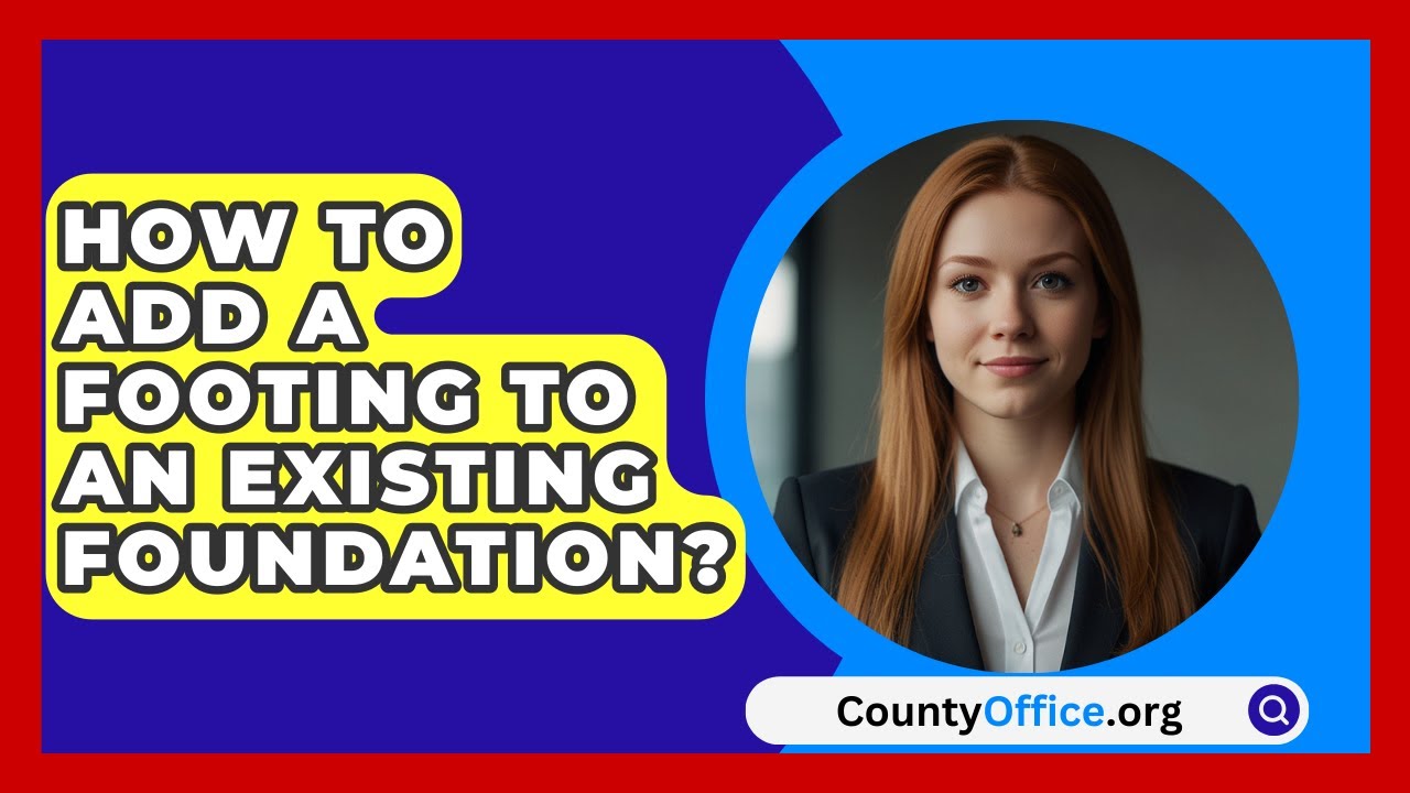 How To Add A Footing To An Existing Foundation? - CountyOffice.org ...