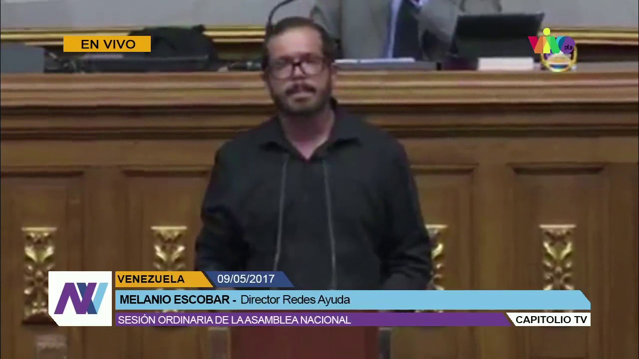 Periodista Melanio Escobar en la Asamblea Nacional de Venezuela - YouTube