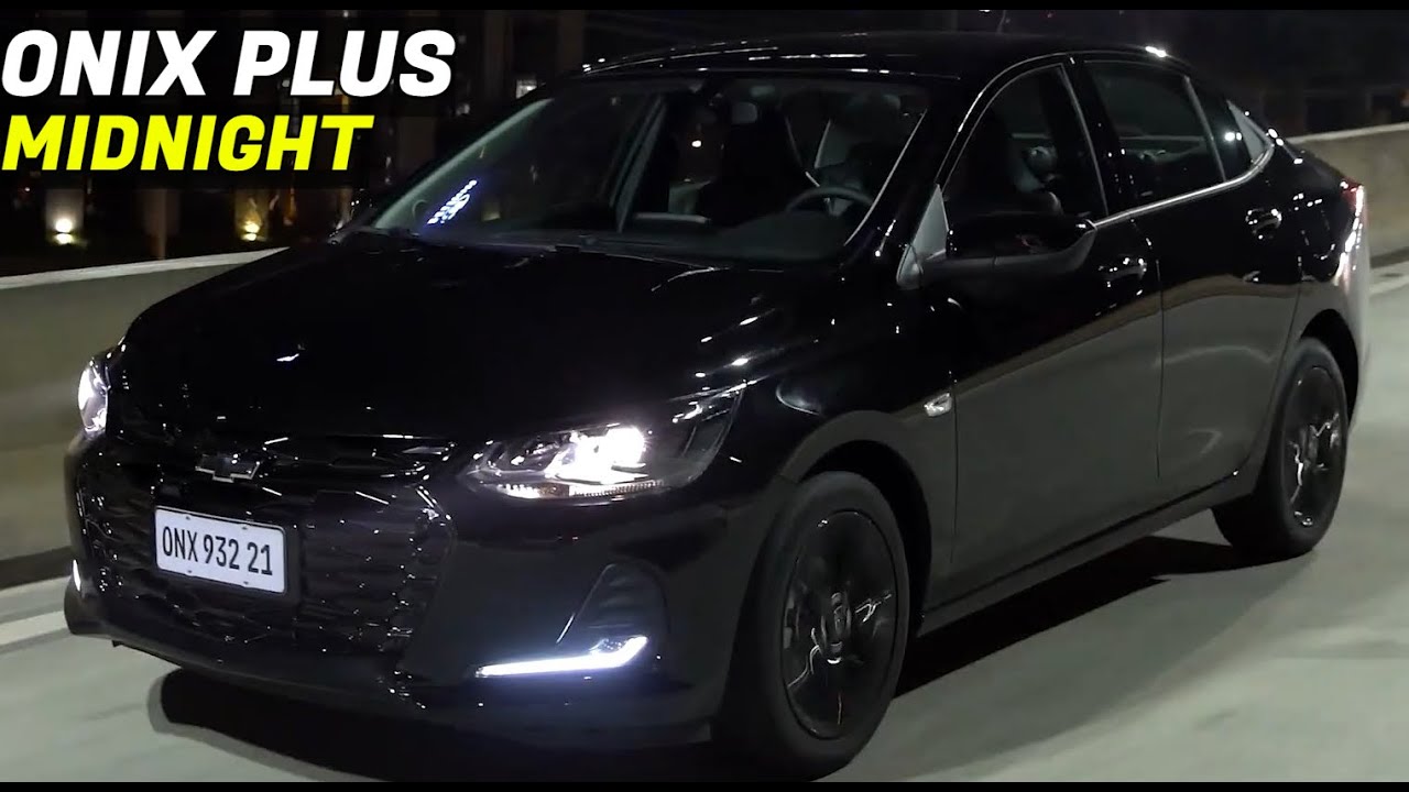 NOVO CHEVROLET ONIX PLUS MIDNIGHT 2021 VERSÃO BLACK TURBO COM MYLINK DE ...