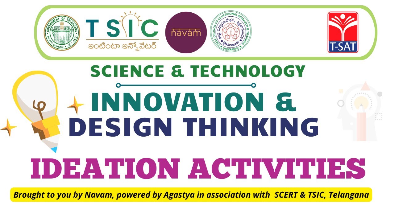 Innovation & Design Thinking – IDEATION ACTIVITIES || Science ...