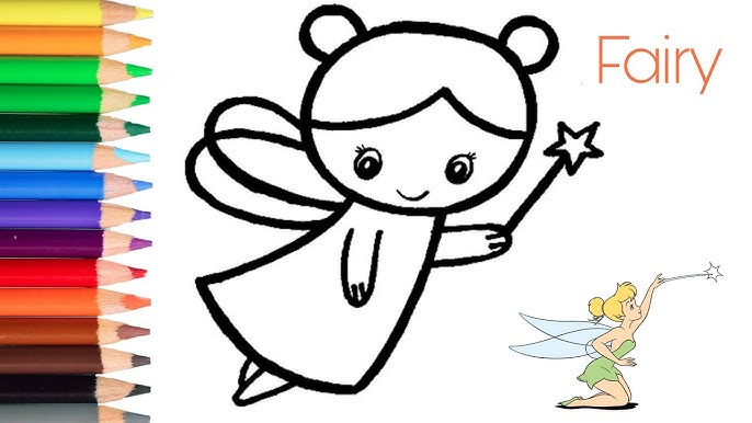 How To Draw A Step By Step Fairy For Kids