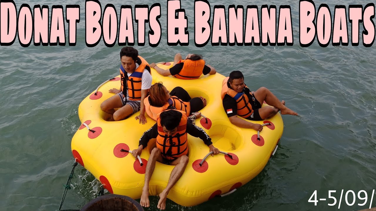 Banana Boats Extream dan Donat Boats - YouTube