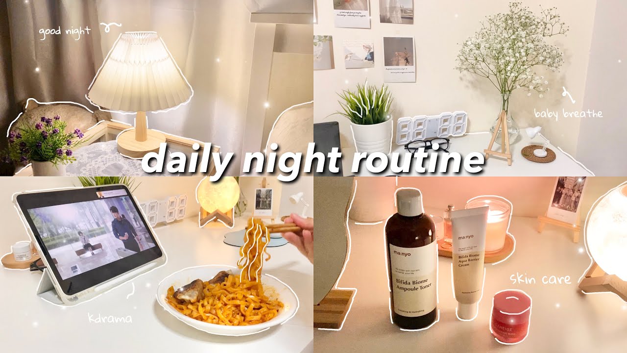 🌙 my night routine : simple, productive and peaceful ☆ - YouTube