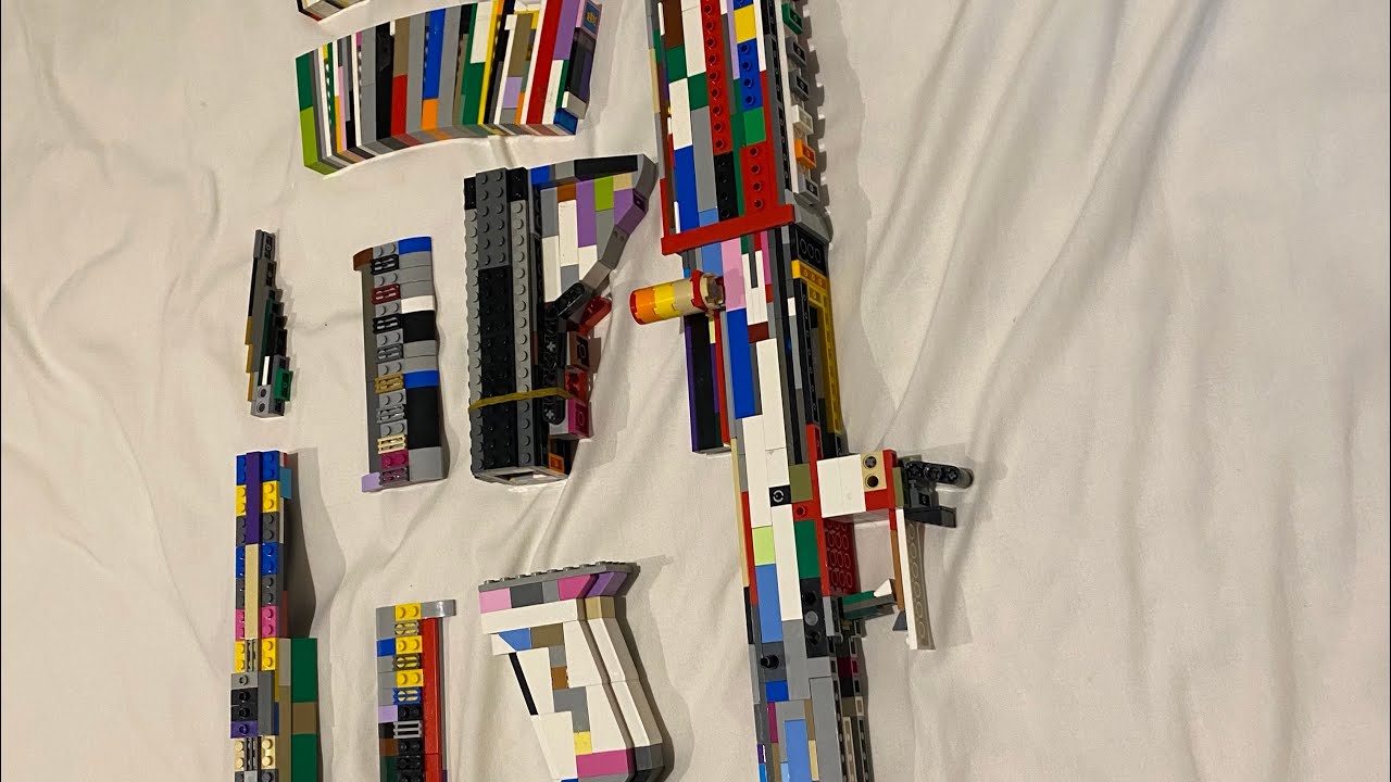 Custom lego galil - YouTube