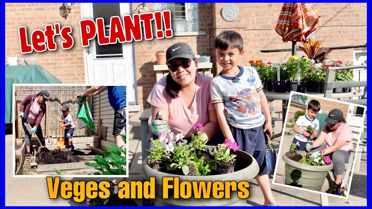 Vegetable and Flower Planting | Filipino American Family | The Carchedi ...