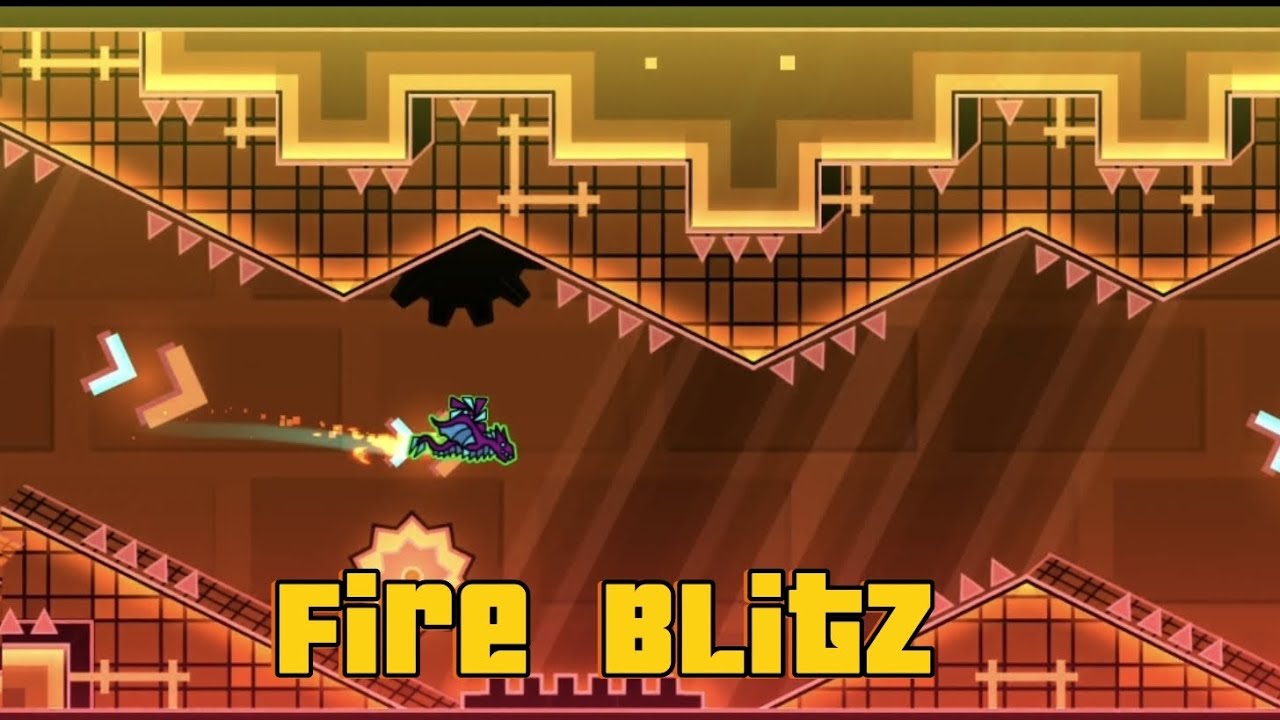 "Fire Blitz" by Yoshme [ HARDER ] Daily level #55 - YouTube