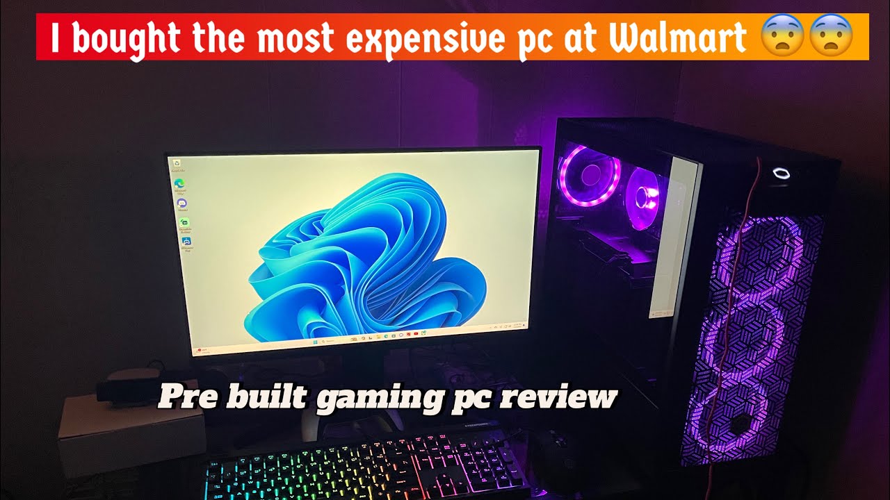 Ultimate cyber power gaming pc from Walmart review!!! - YouTube