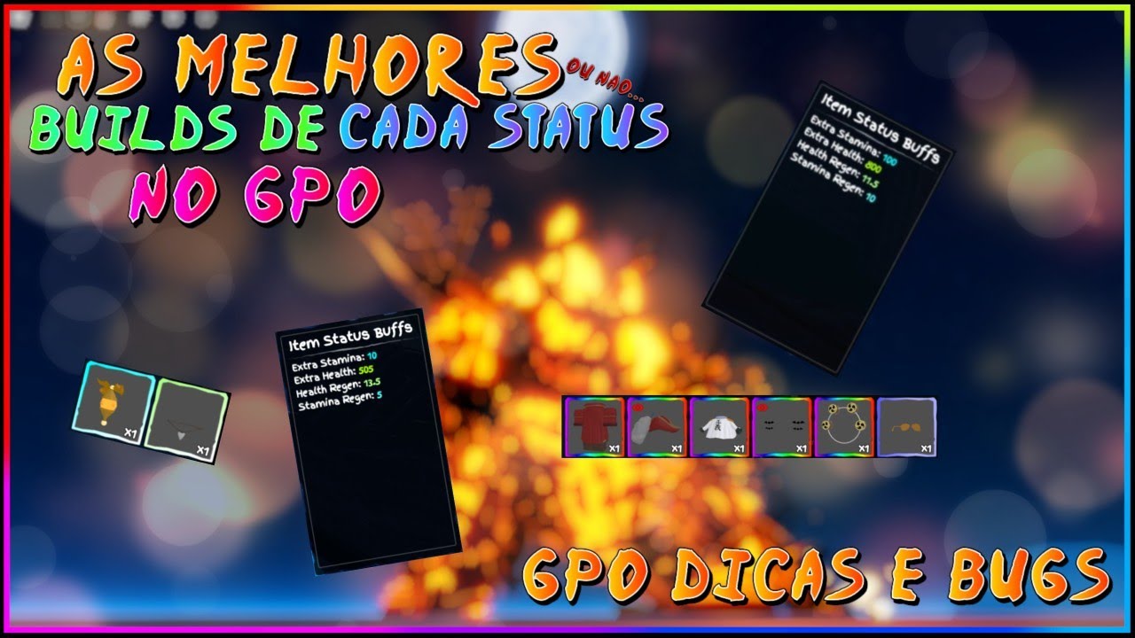 UM VIDEO SOBRE BUILDS!!! | GPO Dicas e Bugs | As Melhores Builds para ...