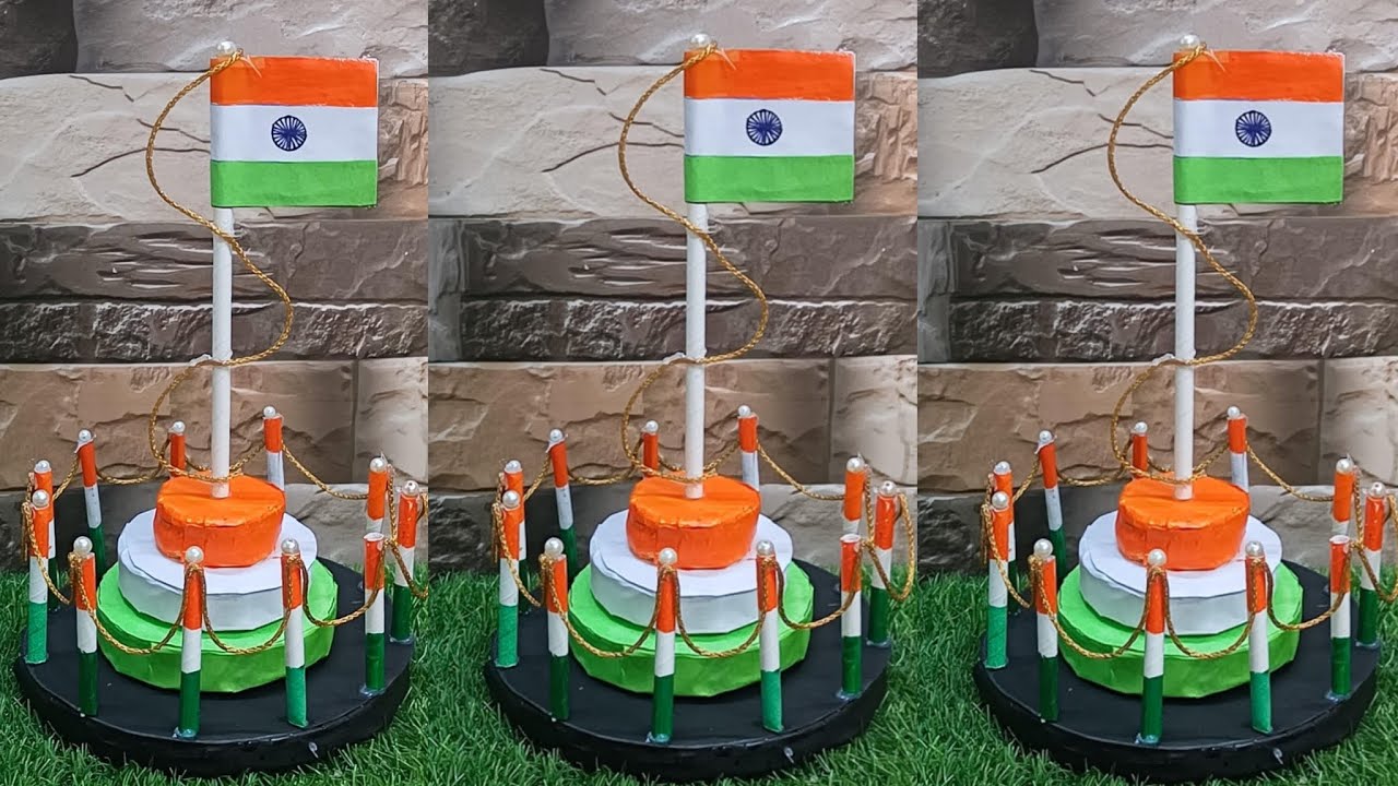 Independence Day Craft | DIY Indian Flag | How to make 15th August Flag ...