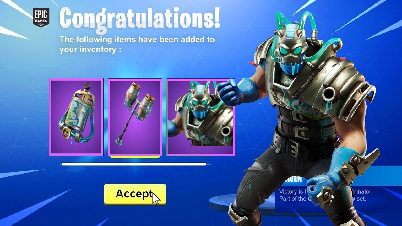 Fortnite New Big Chuggus Epic Outfit - Double Tap Pickaxe - Juggus Back ...