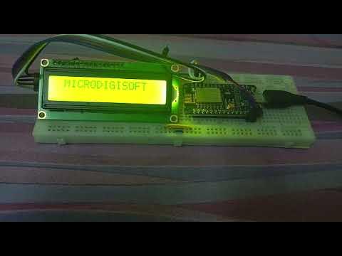 How to Use I2C LCD with ESP8266 NodeMCU on Arduino IDE - YouTube
