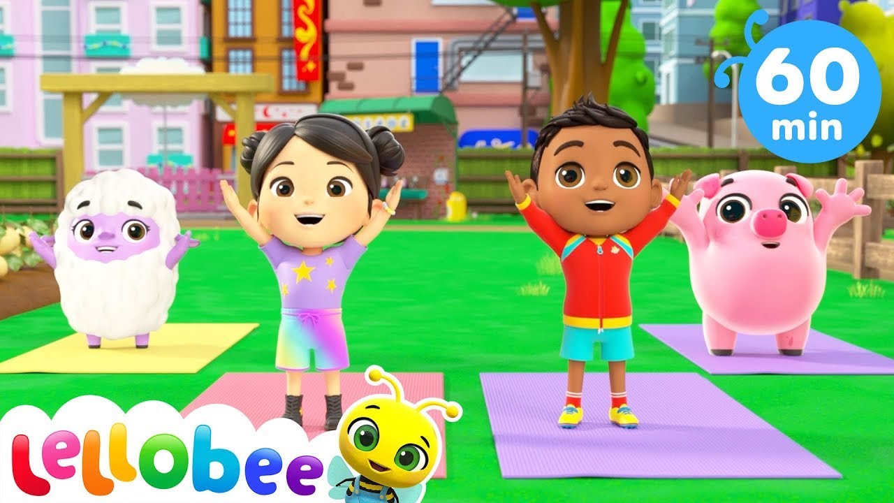 YOGA Song | Karaoke Time - Kids Learn Yoga! | Nursery Rhymes | Sing ...
