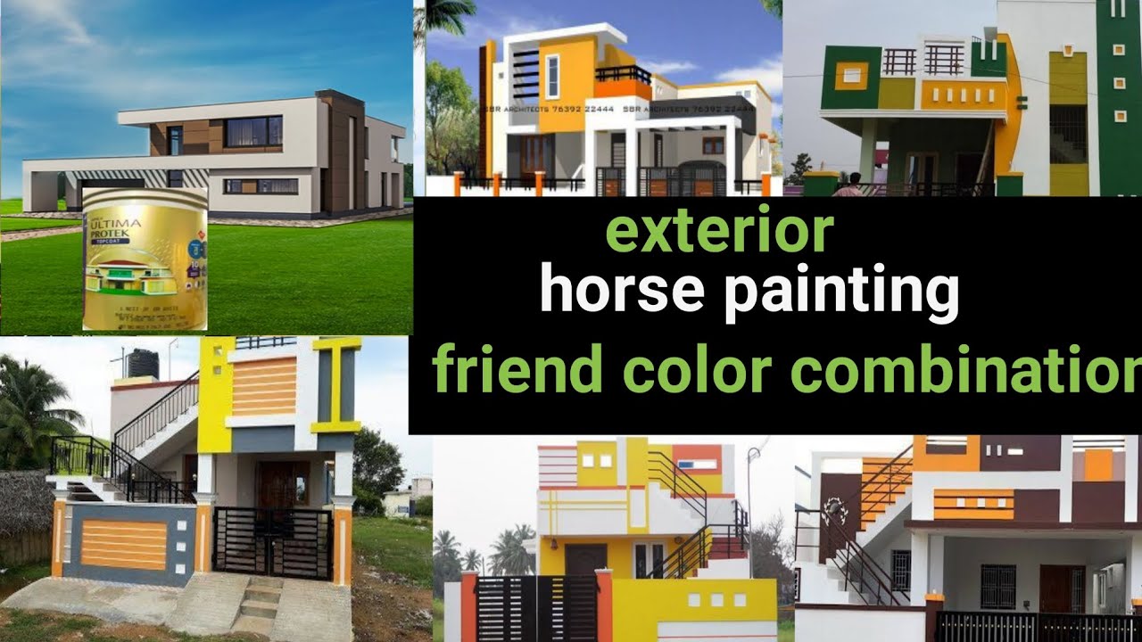 front home design for single floor | house colour design | house colour ...