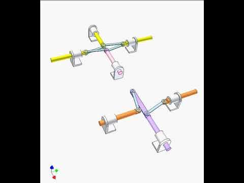Linkage for linear motions 1 - YouTube