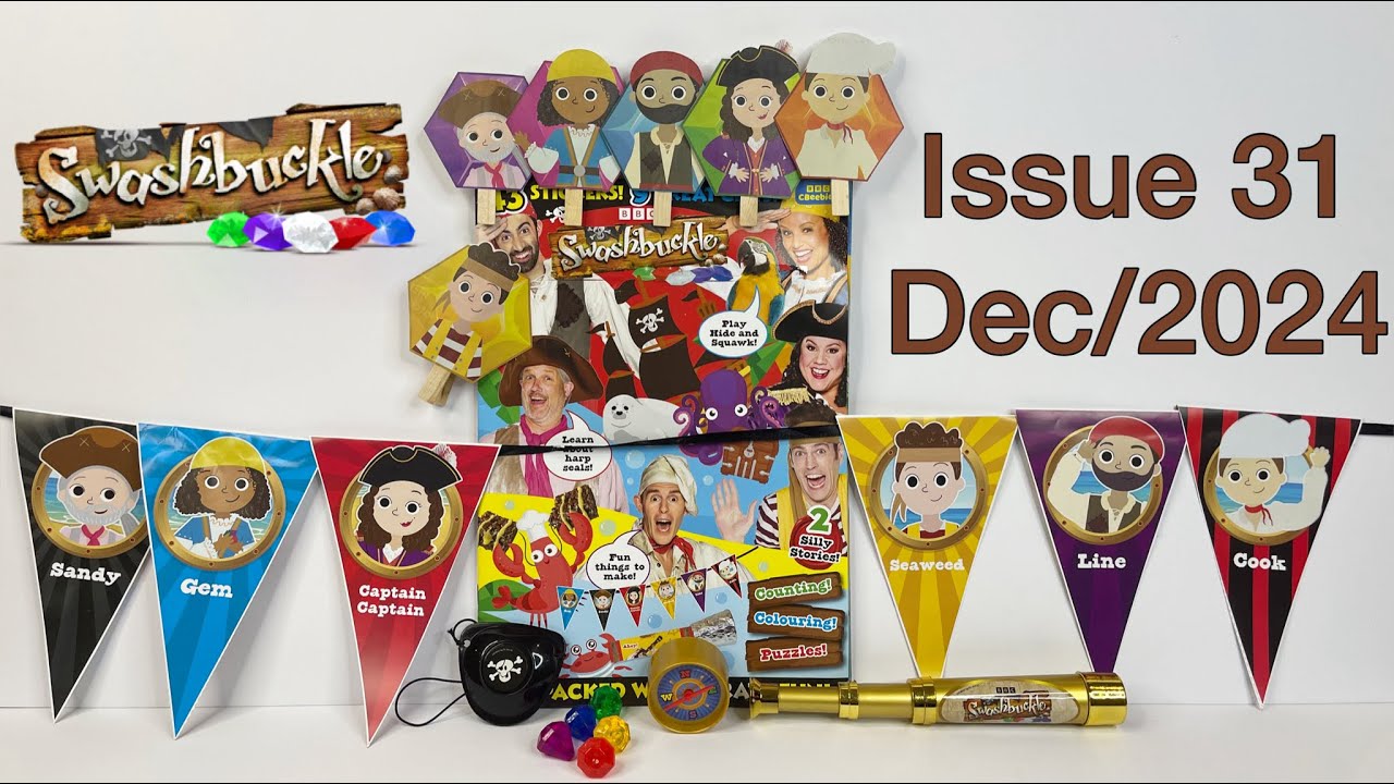 Swashbuckle magazine, issue 31, Dec/2024, with pirate set 🧭🏴‍☠️🗺️ - YouTube