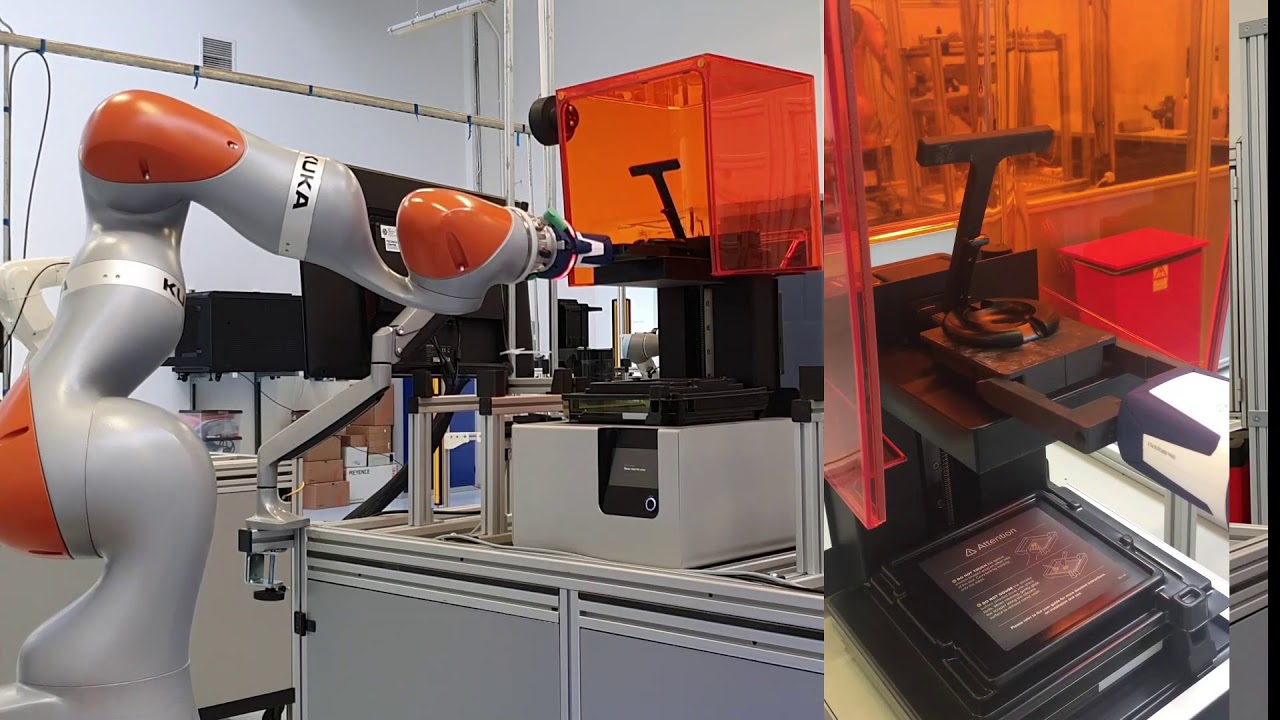 Robotics: Mobile robot intralogistics project - YouTube