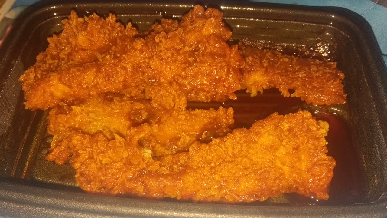 Food Review: KFC Smokey Mountain BBQ Chicken Tenders - YouTube