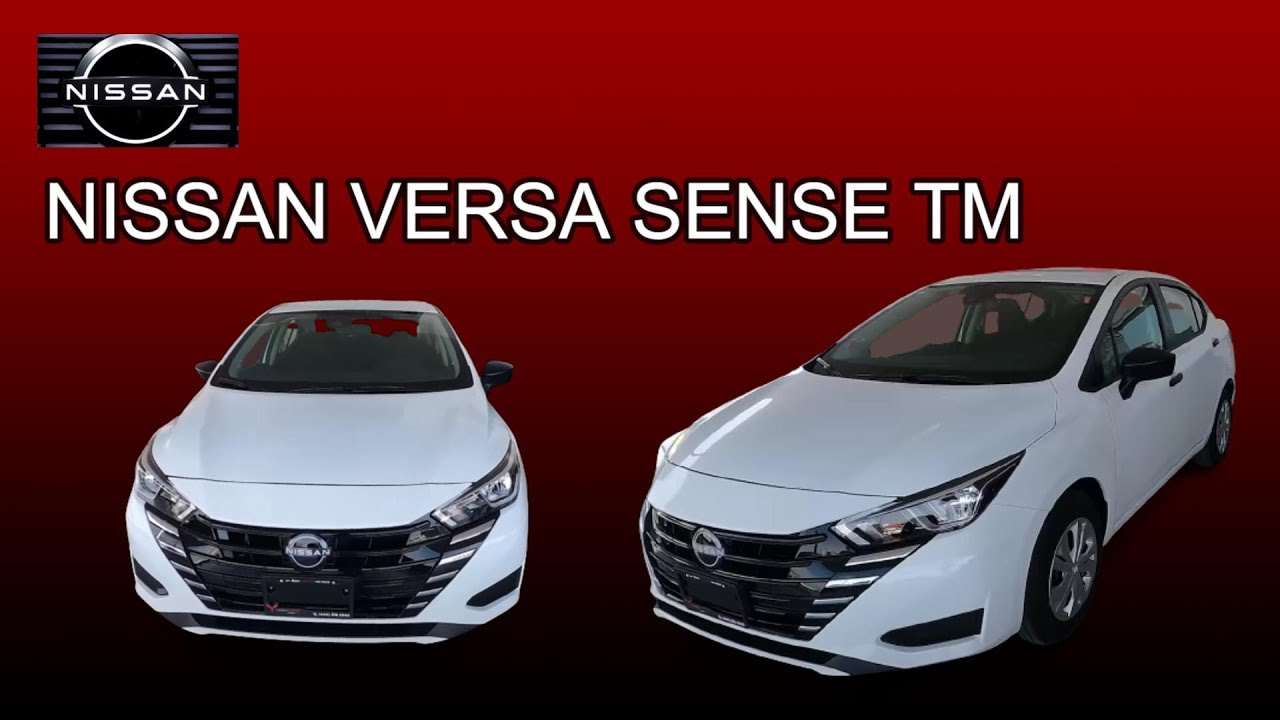 Nissan versa 2023 sense TM - YouTube