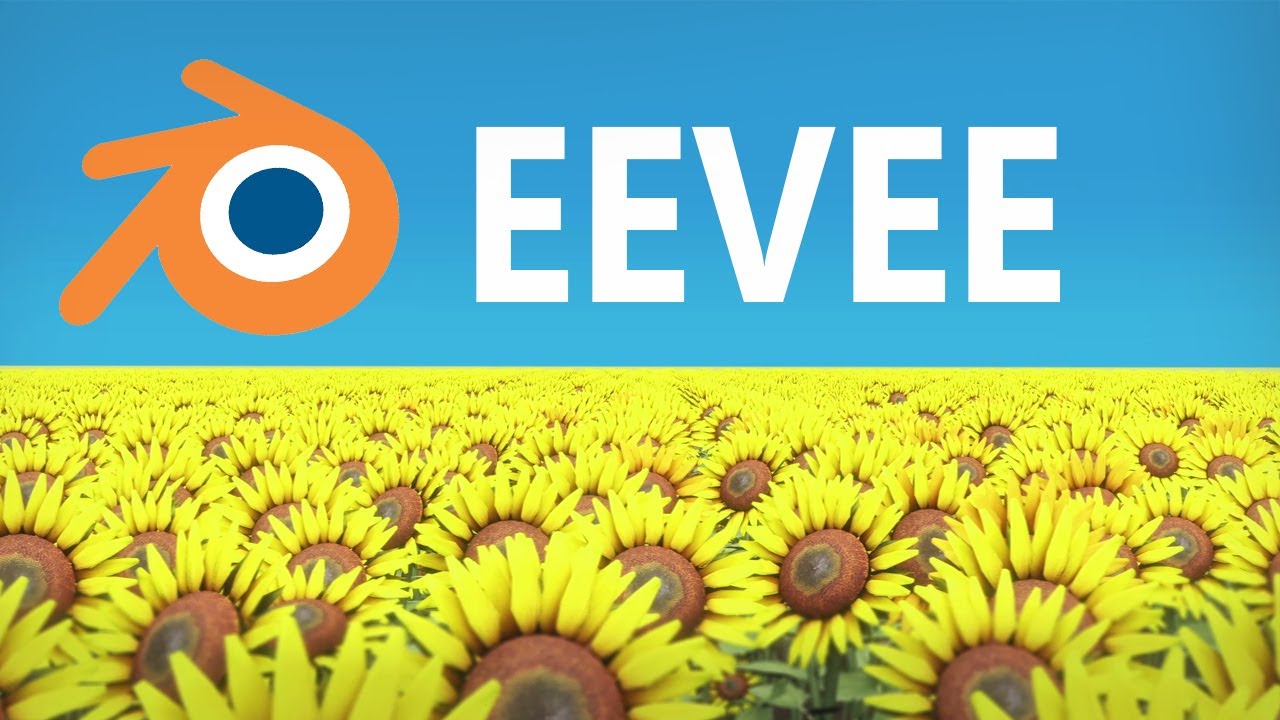 Creating Sunflower Field SUPER FAST in Blender (tutorial + useful tips ...