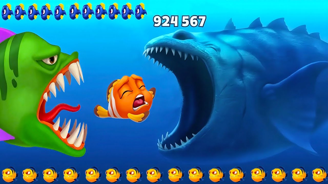 Fishdom 🐟 Monster Fish Attack 😯 Help The Fishdom 🐠 Fishdom Ads Update ...