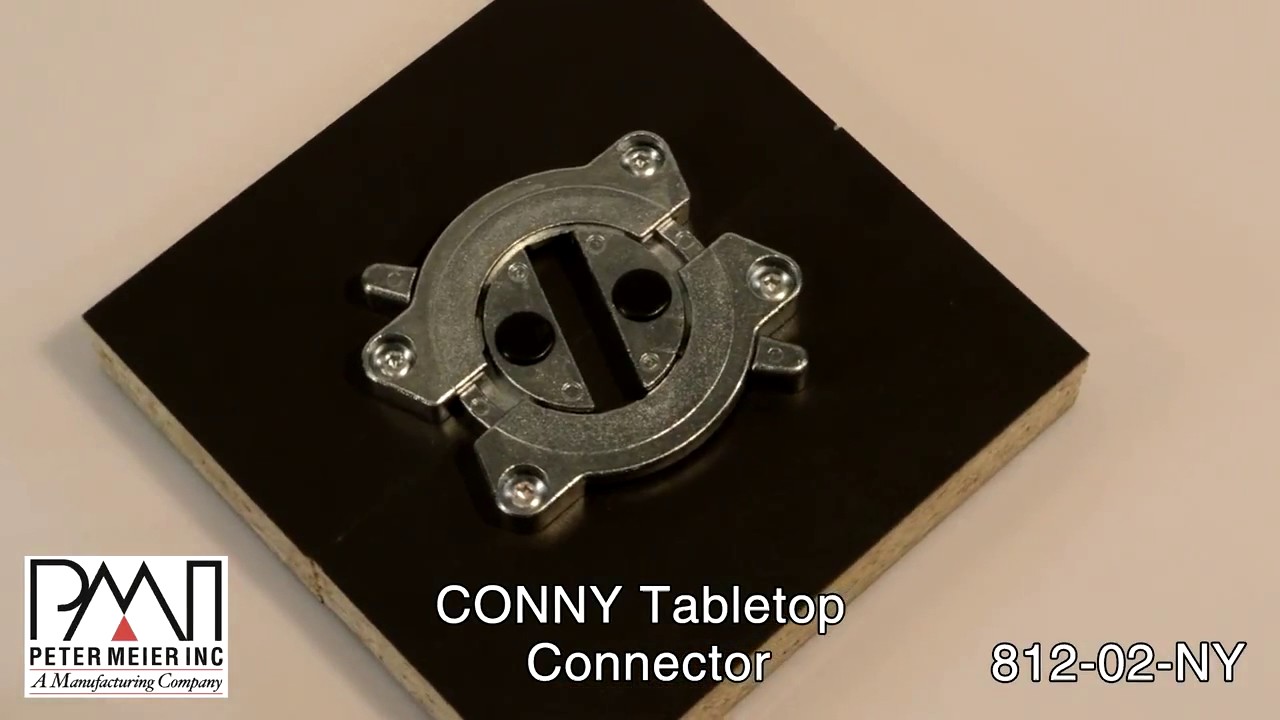 PMI CONNY Tabletop Connector, 812 02 NY | KitchenSource.com - YouTube