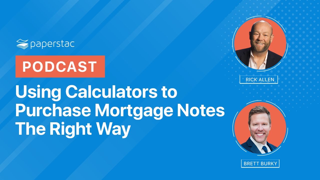 Using Financial Calculators to Purchase Mortgage Notes Correctly - YouTube