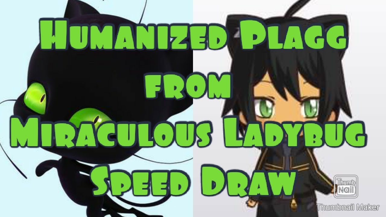 Humanized Plagg from Miraculous Ladybug Speed Dras - YouTube