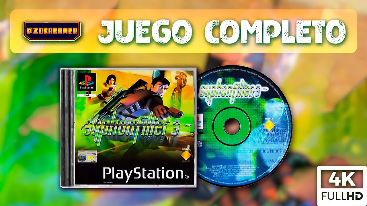 Syphon Filter 3 Sentencia Final PS1 GAMEPLAY COMPLETO En español 4K 🛑 ...