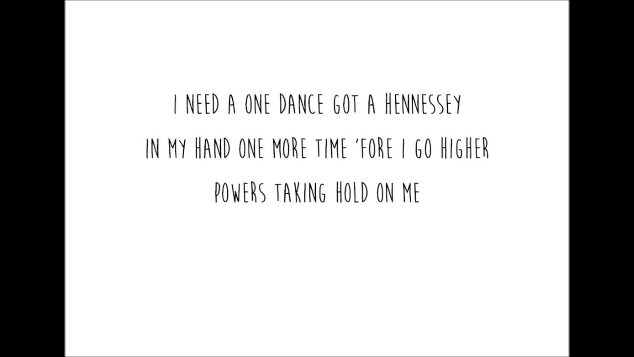 Drake - One Dance (LYRICS) - YouTube